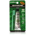 Clubman Pinaud Moustache Wax with Free Brush/Comb Applicator, Chestnut ...