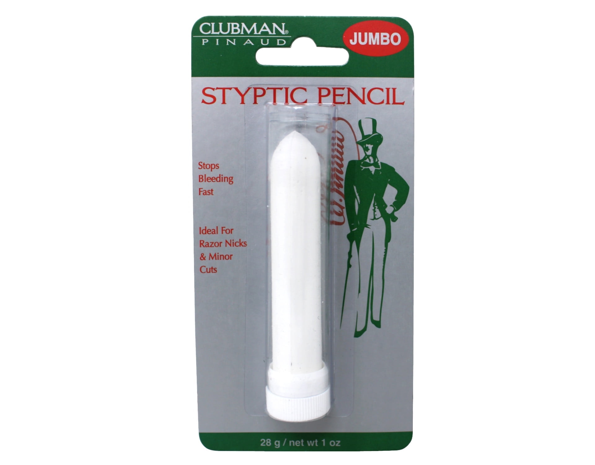 Clubman Pinaud Styptic Pencil Jumbo, Stops Bleeding Fast, Ideal for ...