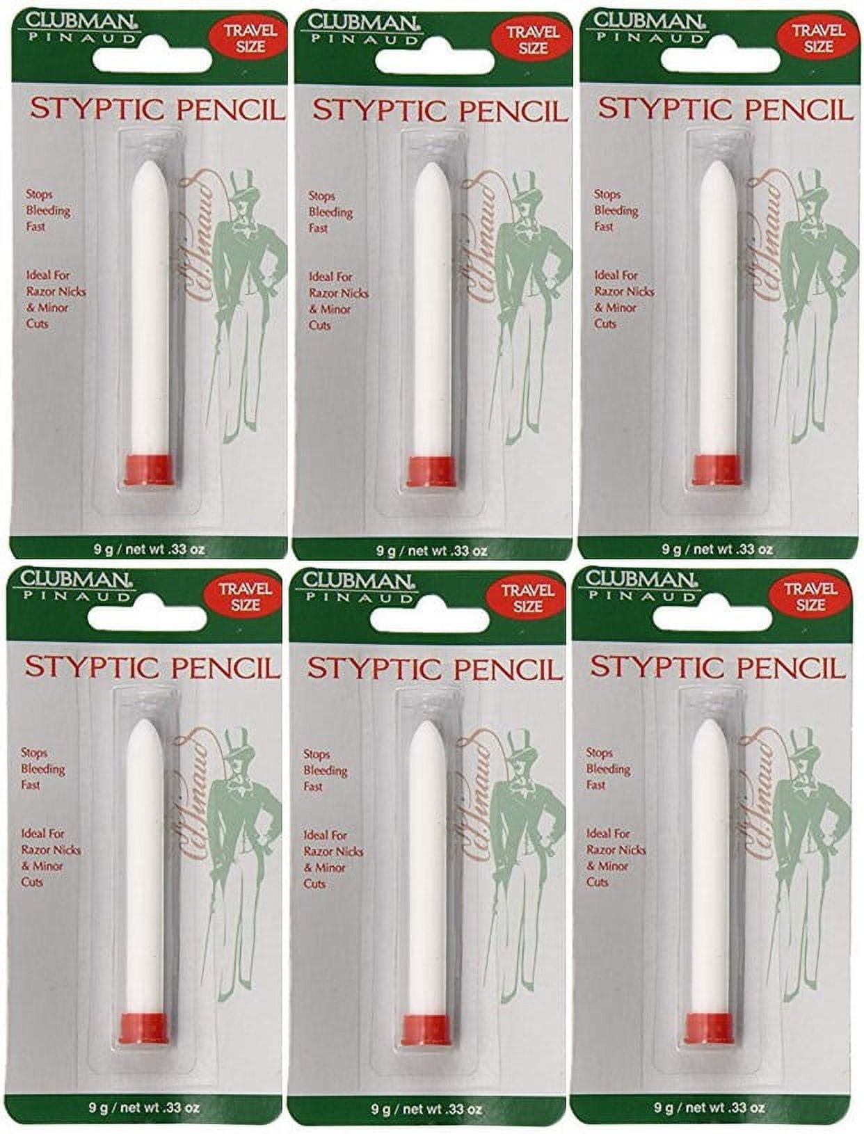 Clubman Pinaud Styptic Pencil for Affected Areas, Moistens with Water ...