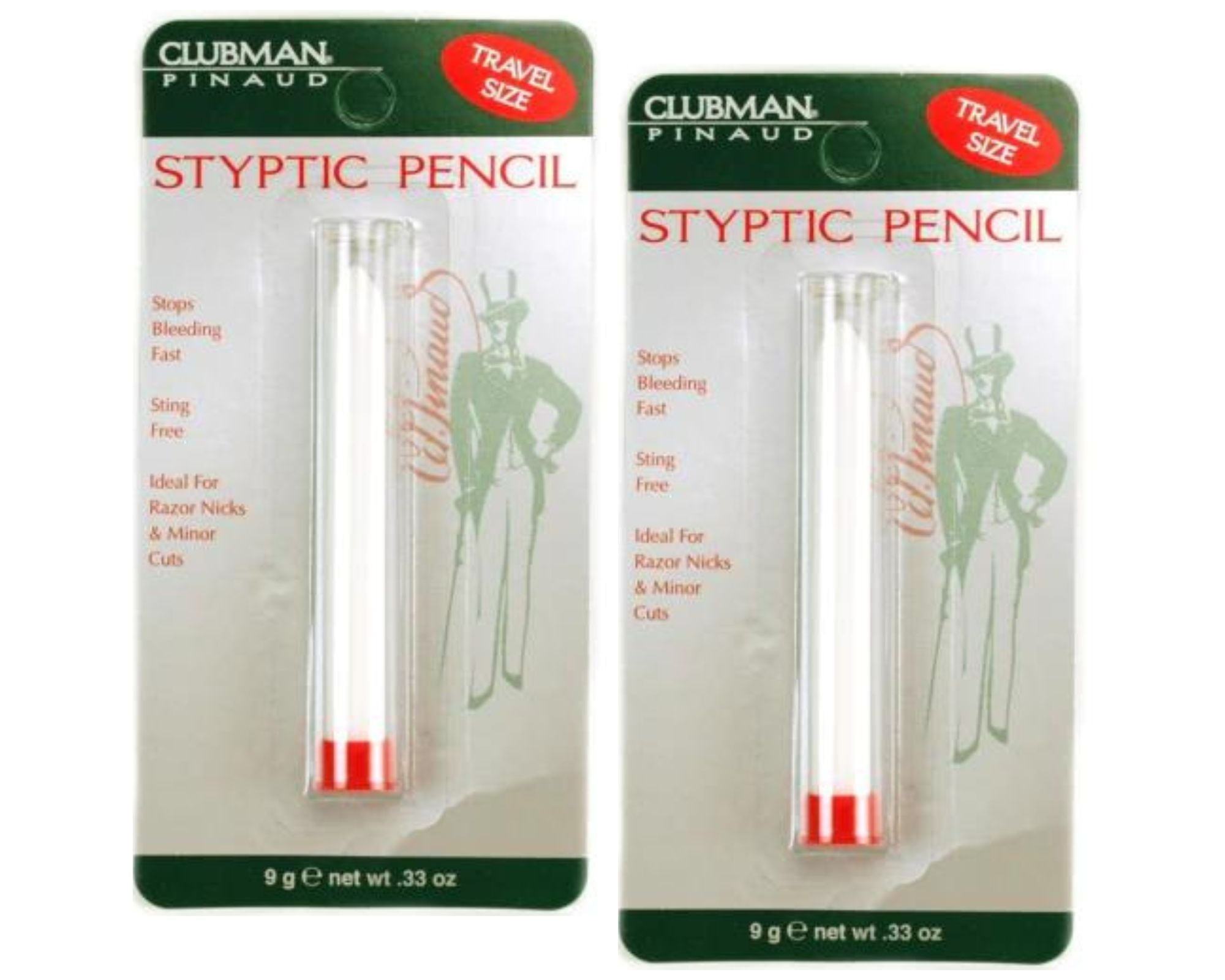Clubman Styptic Pencil 9g/0.33 oz (Travel Size) x 2 - Walmart.com
