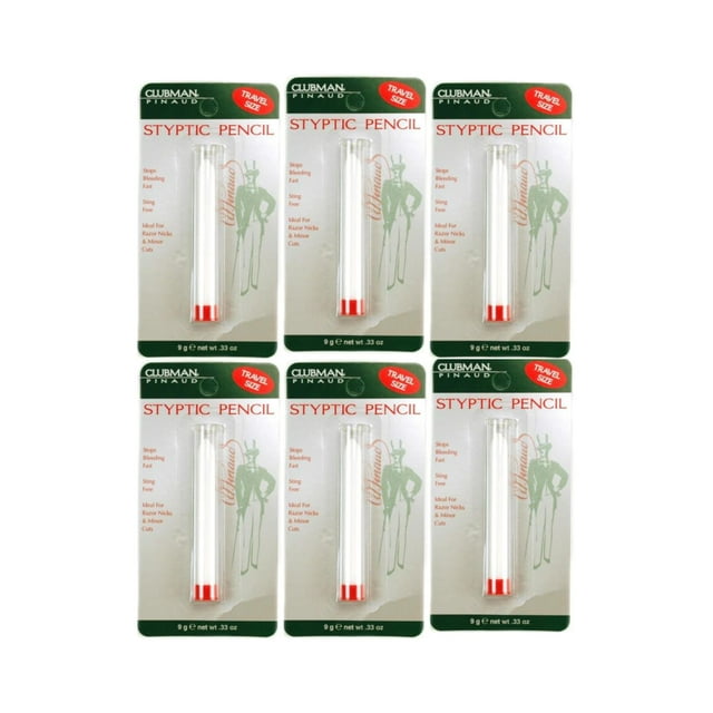 Clubman Styptic Pencil 9g/0.33 oz, Stops Bleeding, Ideal for Razor Cuts ...