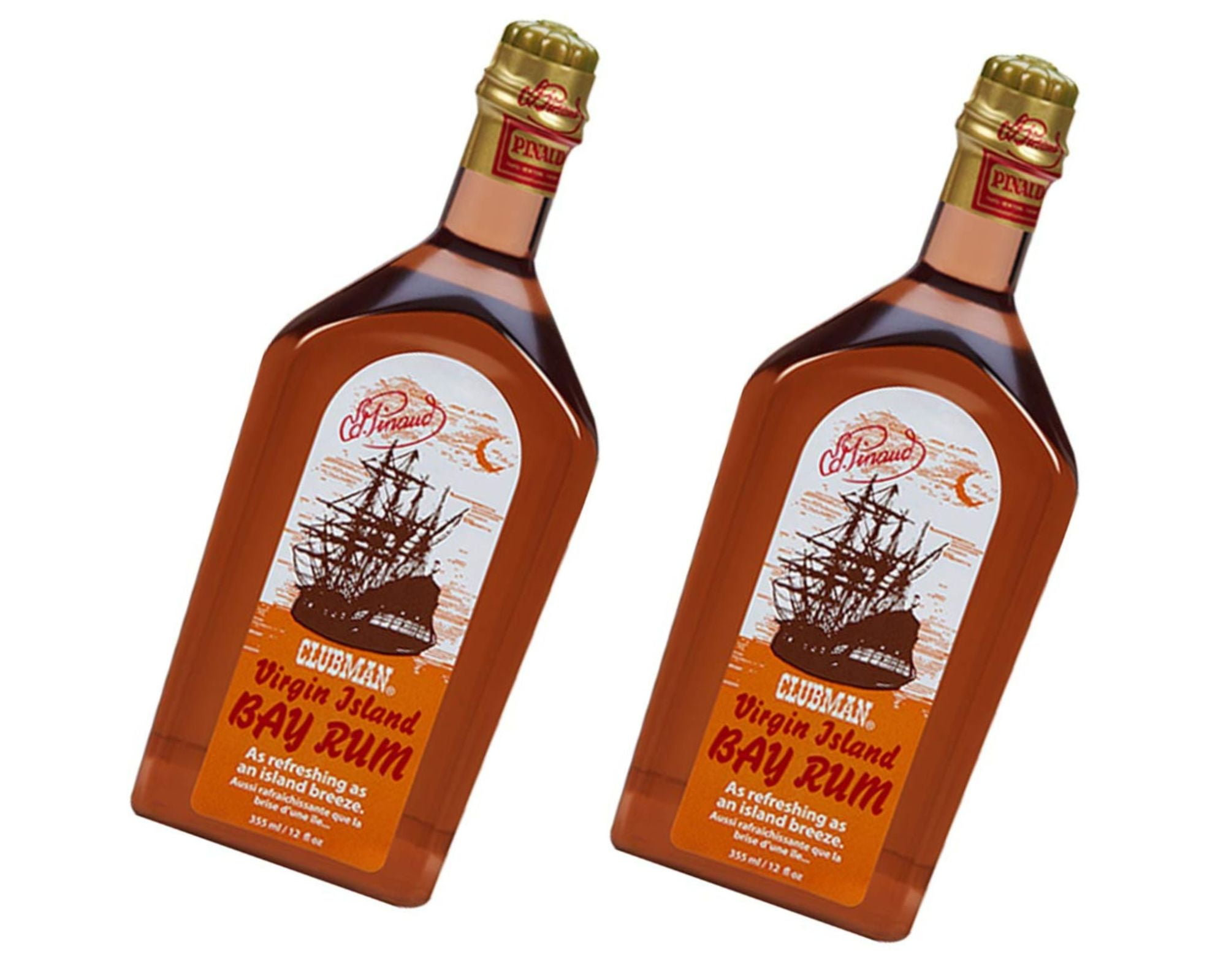 Clubman Virgin Island Bay Rum 12 oz (402100) x 2 - Walmart.com