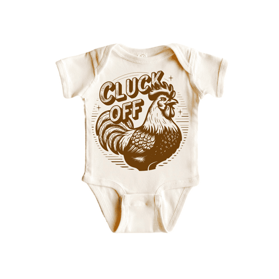 Cluck Off Chicken Retro Newborn Baby Bodysuit - Walmart.com