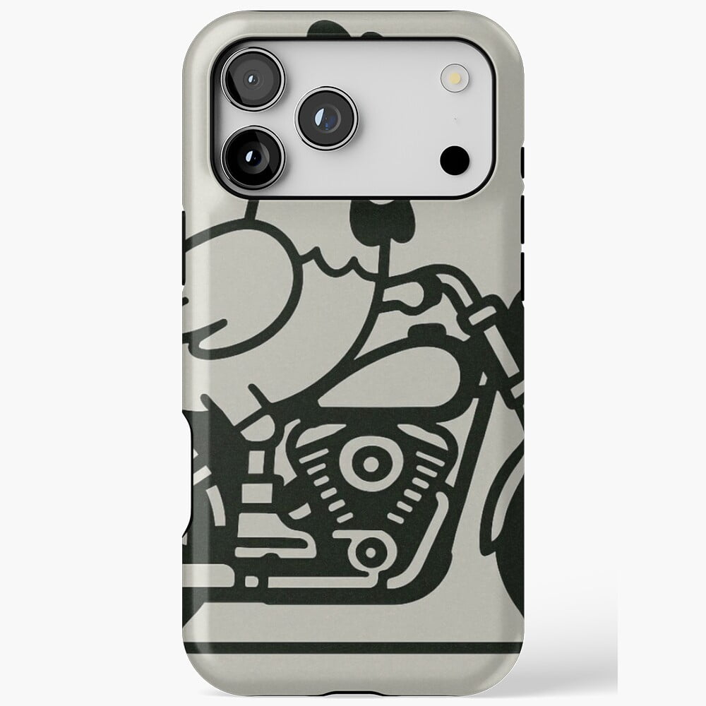 Cluck Rider rebel rooster humorous design iPhone Case 17 11 12 13 14 15 ...
