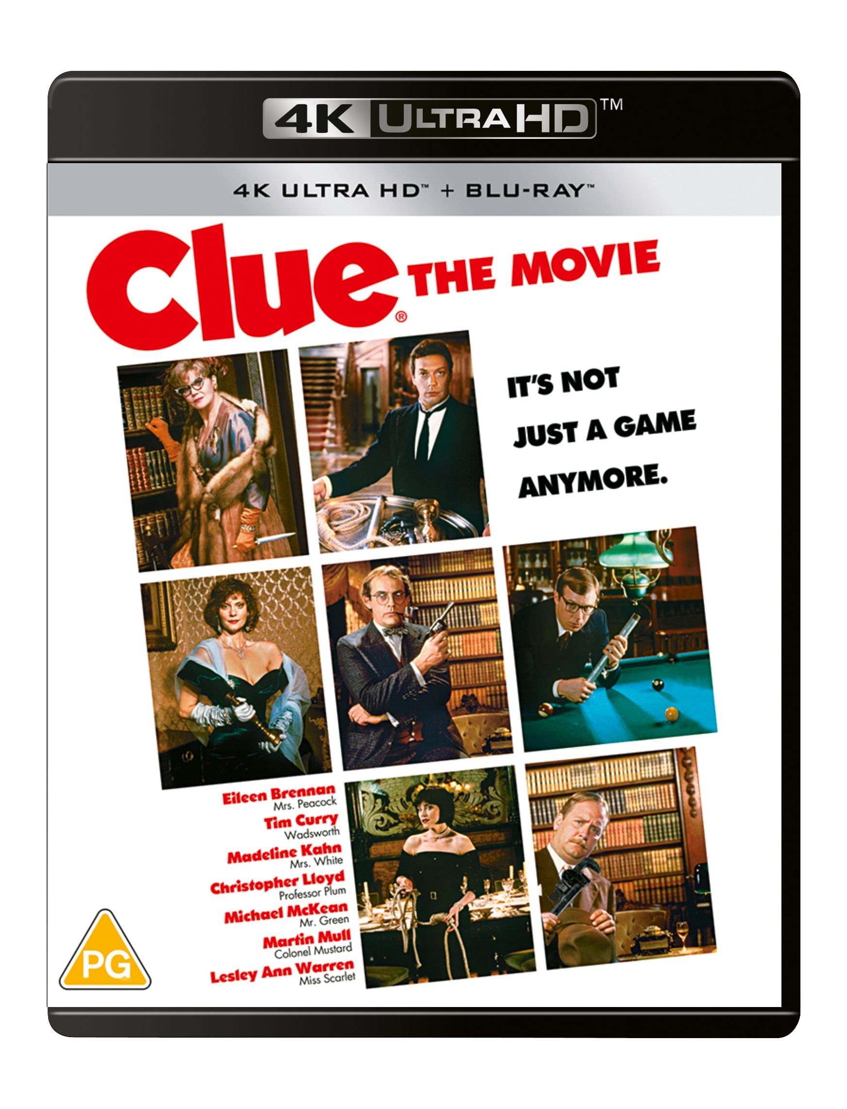 Clue (4K Ultra HD) Bill Henderson Christopher Lloyd Eileen Brennan Tim ...