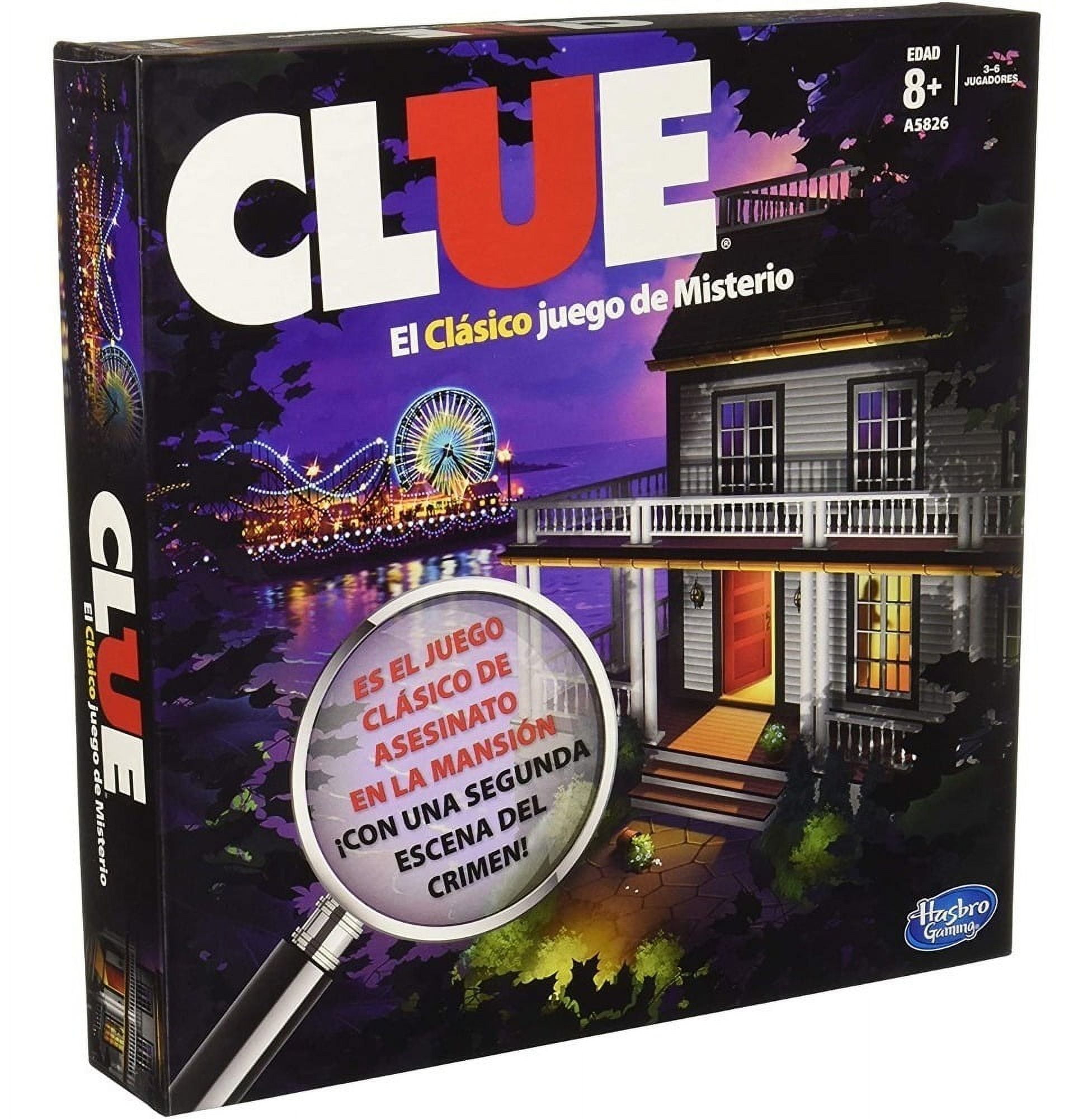 Clue Classic Mystery Board Game with Activity Sheet for Kids and Family ...