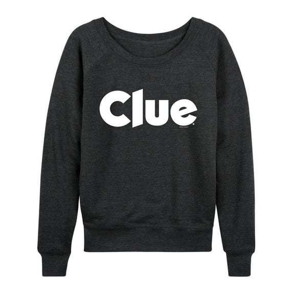 Clue - Clue Logo - Women's French Terry Long Sleeve Pullover - Walmart.com
