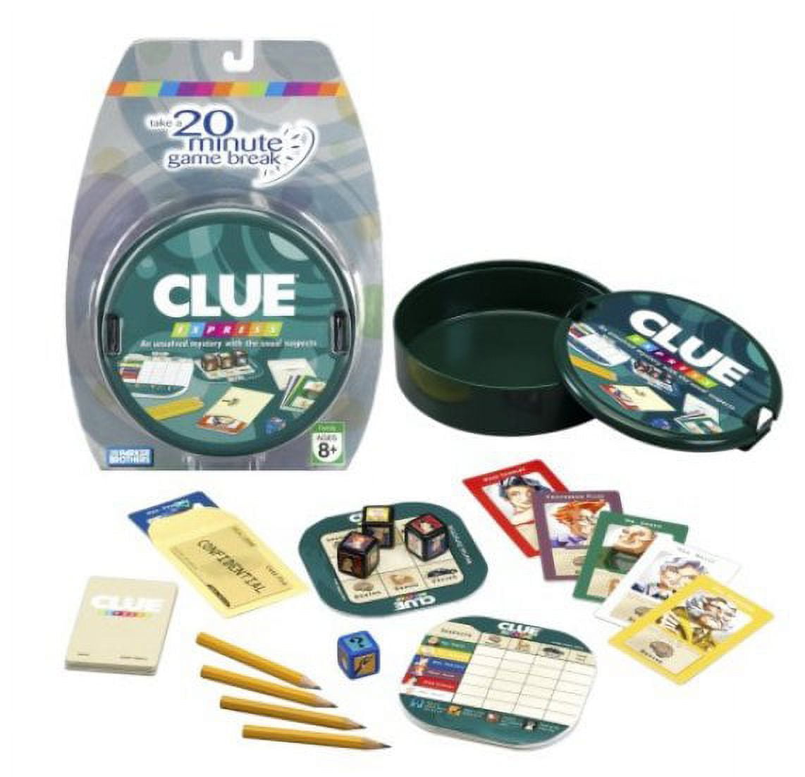 Clue Express Parker Brothers Family Travel Game - Walmart.com