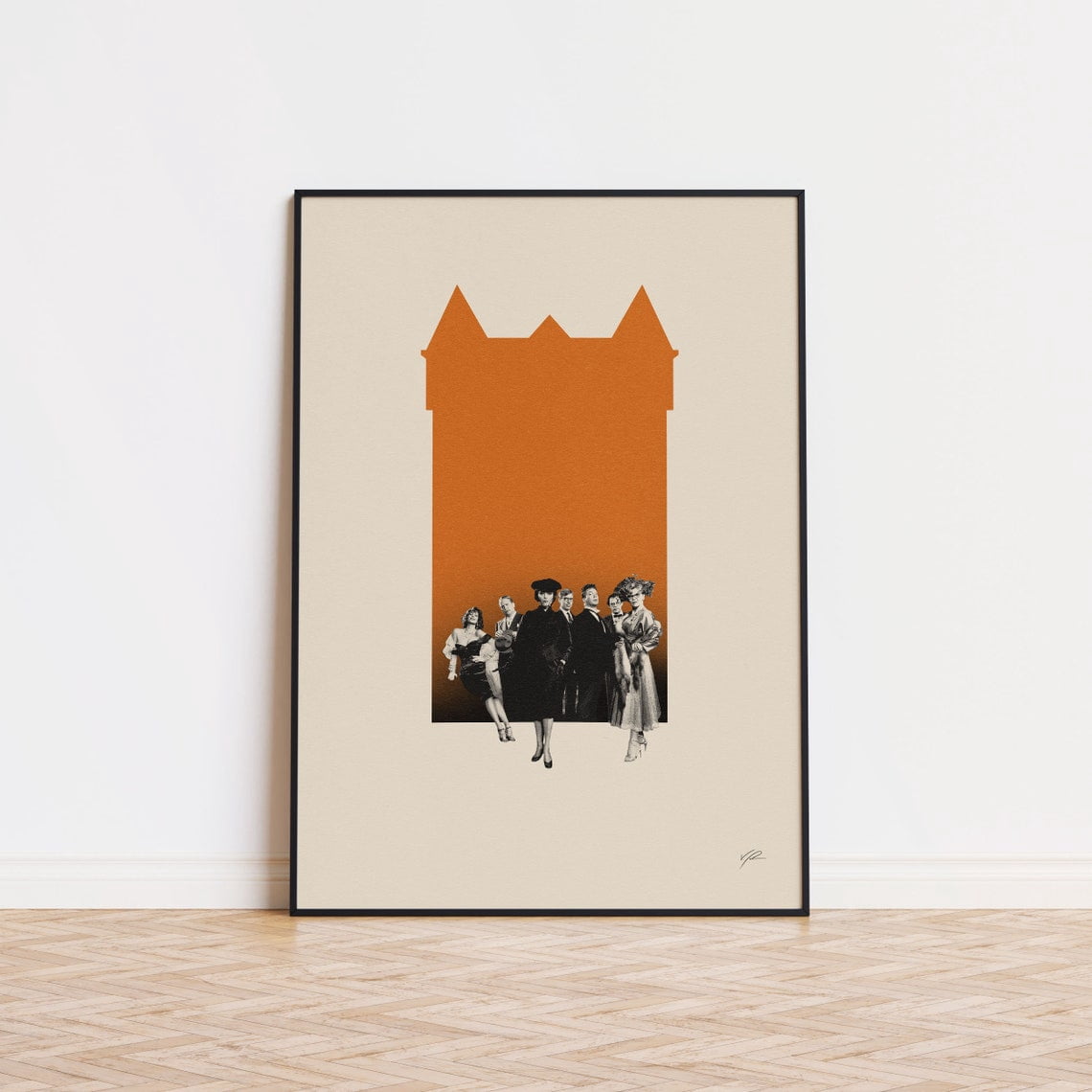 Clue Inspired Poster | Mid Century Modern Poster | Minimalist Poster ...