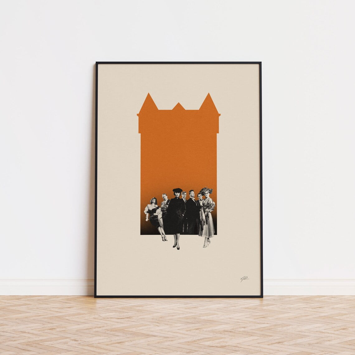 Clue Inspired Poster | Mid Century Modern Poster | Minimalist Poster ...