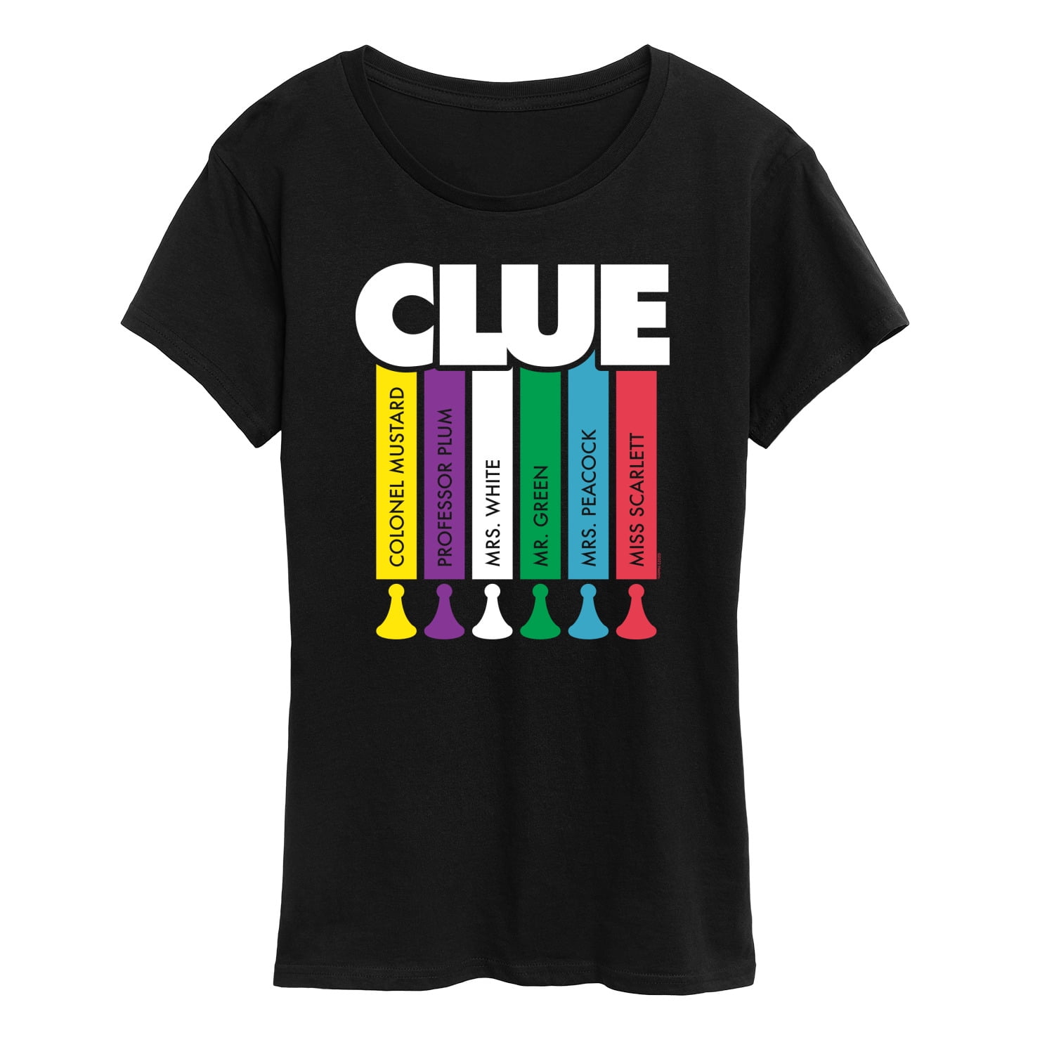 Clue - Logo Characters - Women's Short Sleeve Graphic T-Shirt - Walmart.com