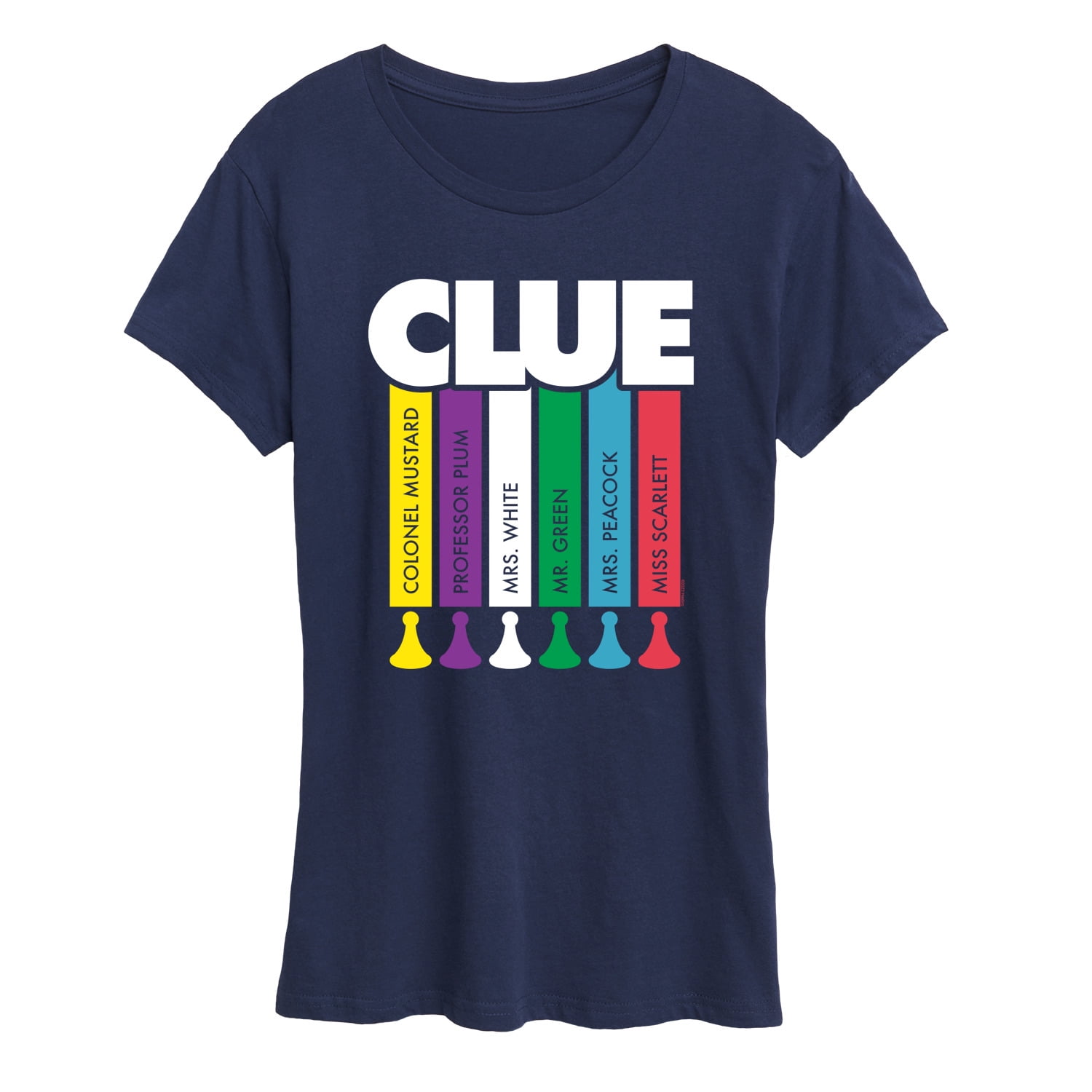 Clue - Logo Characters - Women's Short Sleeve Graphic T-Shirt - Walmart.com