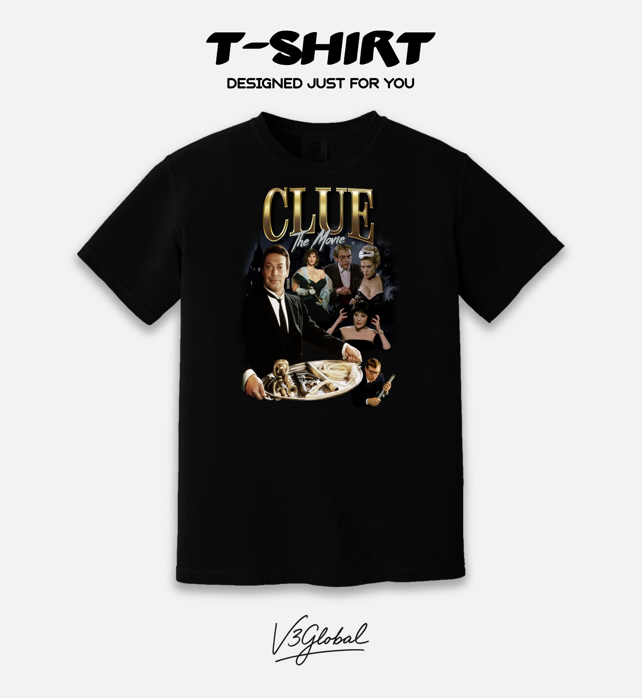 Clue Movie 90s Bootleg BoardGameMysteryNow Comfort Color T-Shirt, for ...