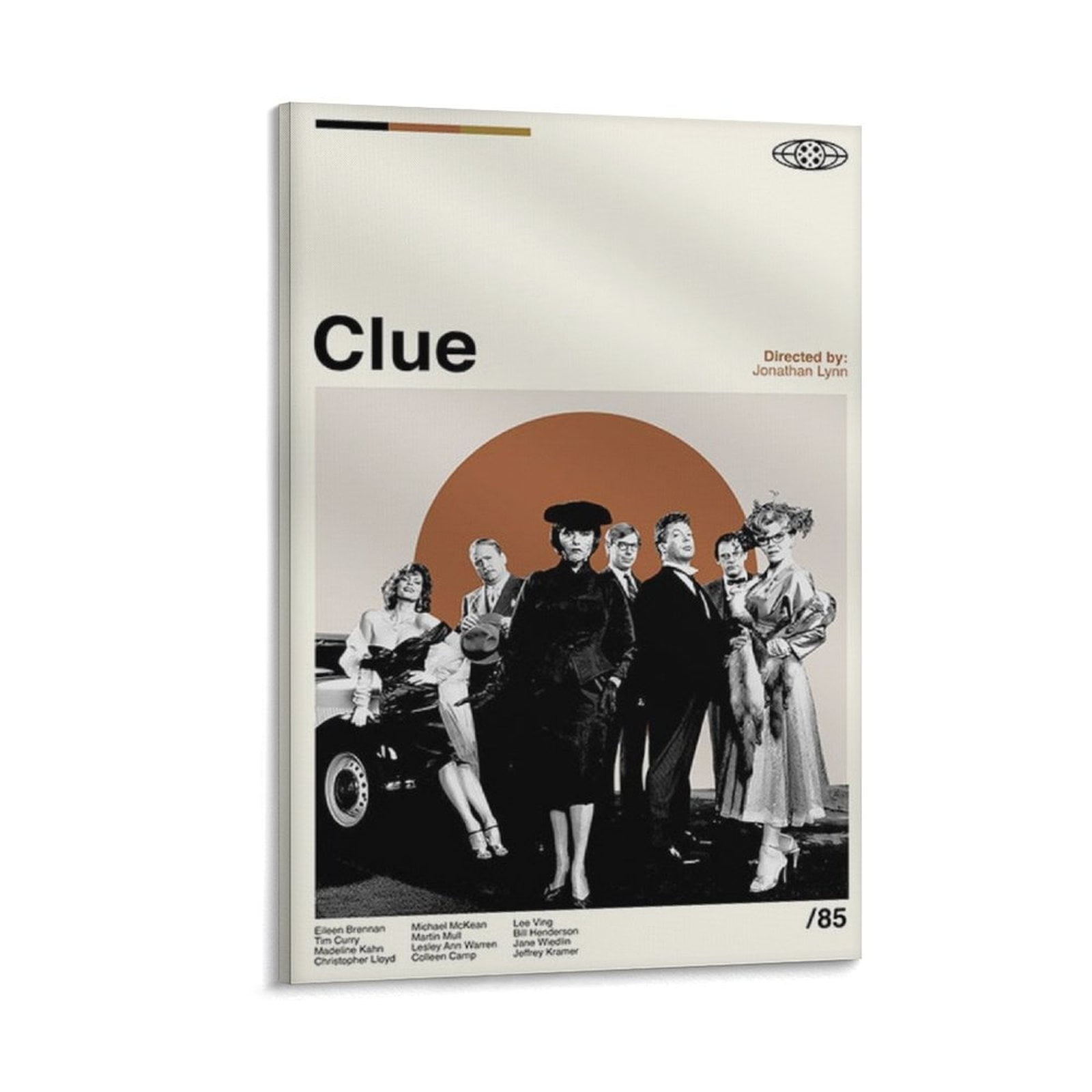 Clue Movie Poster, Clue Poster, Midcentury Art, Retro Modern Poster ...