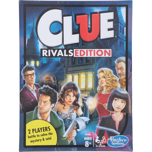 Clue Rivals Edition Board Game; 2 Player Game: Quick Gameplay - Walmart.com