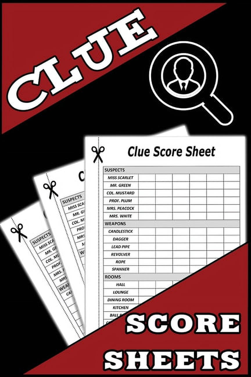 Clue Detective Notepad