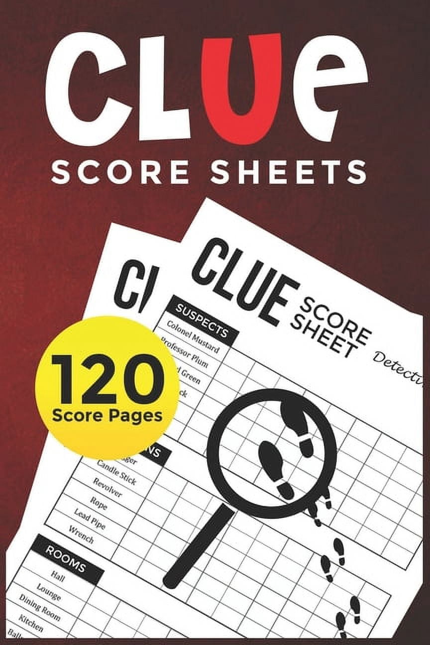 Clue Detective Notepad