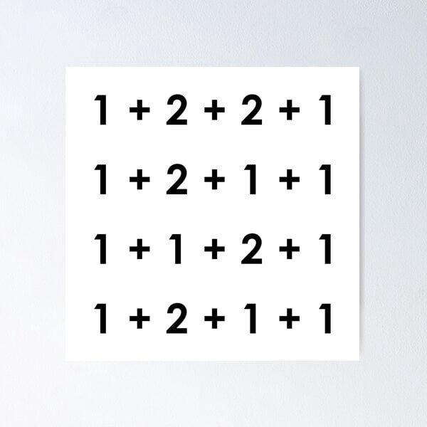 Clue The Movie Poster - Numbers Only Poster Wall Art, Modern Wall Decor ...
