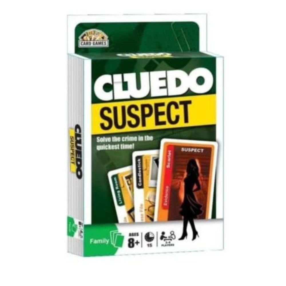 Cluedo Suspect Card Game – A Fast-Paced Mystery & Strategy Game for ...