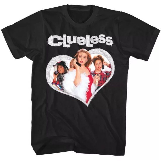 Clueless Bling Heart Black Men's T Shirt Hot Trending Shirt, Sweatshirt ...
