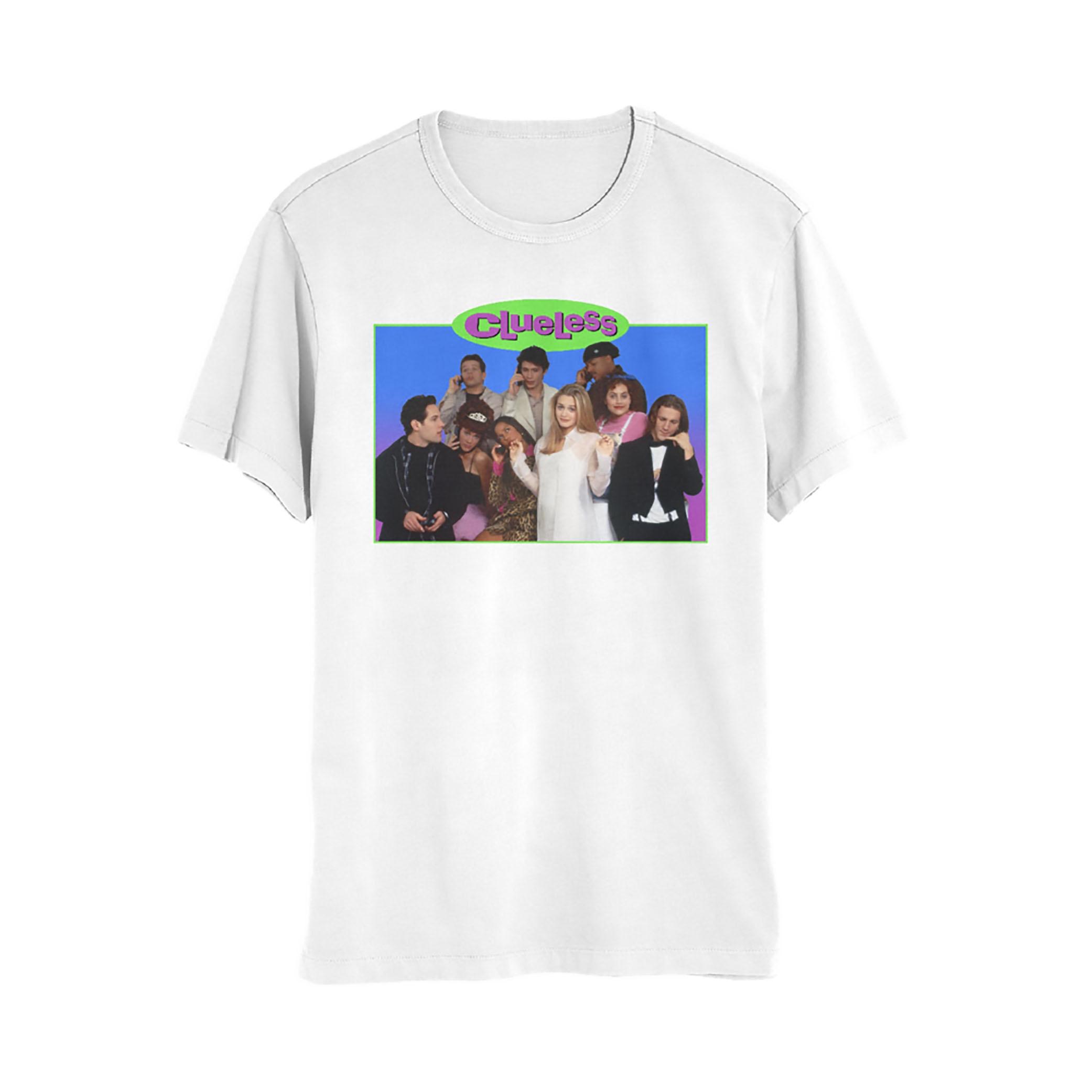 Clueless Characters Mens and Womens Short Sleeve T-Shirt (White, S-XXL ...
