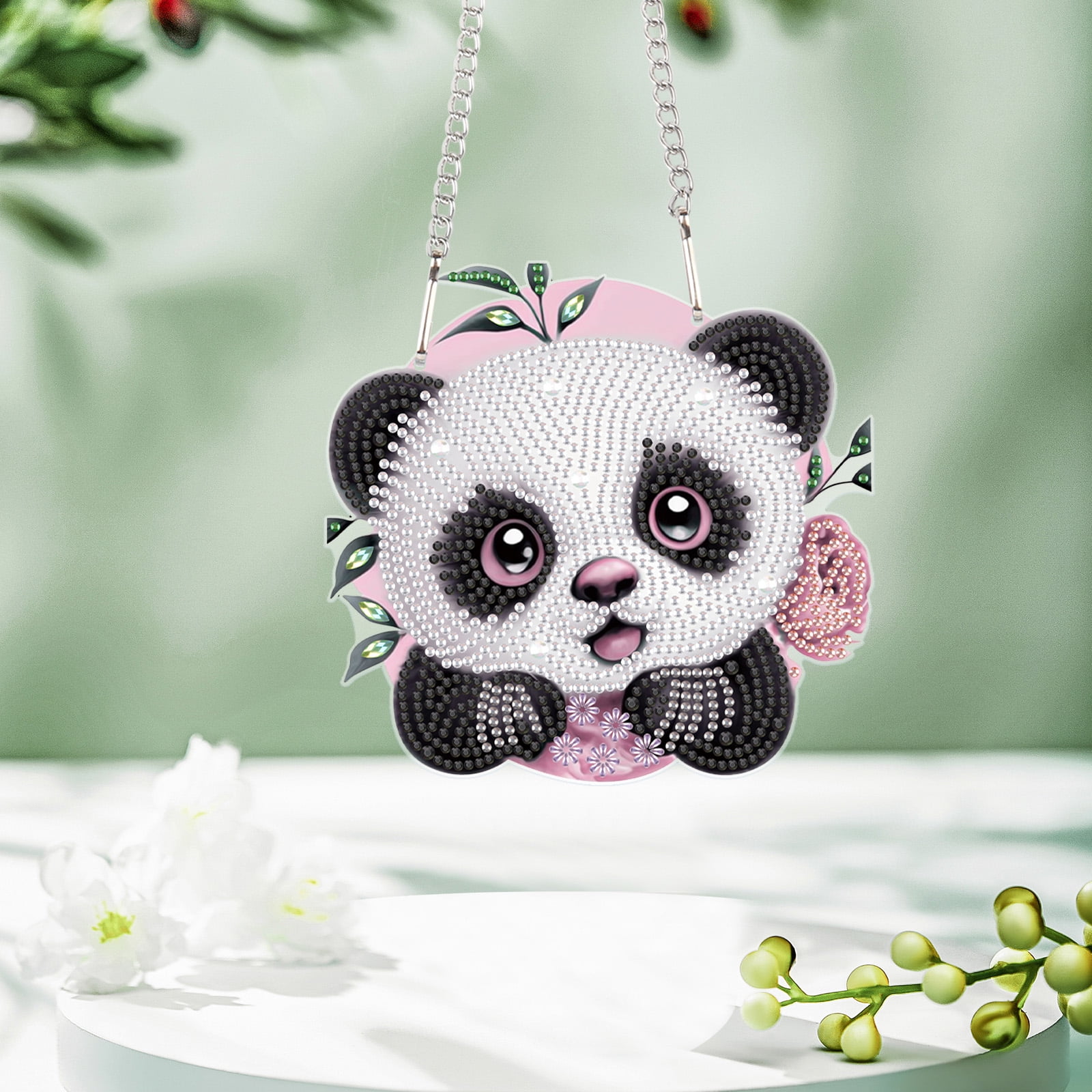 Clueless Panda Diamond Art Painting Kit Hanging - Walmart.com