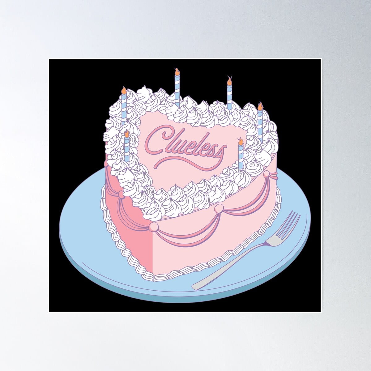 Clueless Poster Wall Art, Modern Wall Decor For Living Room Bedroom ...