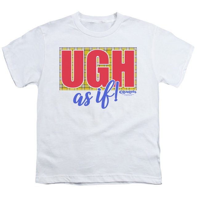 Clueless - Ugh As If - Youth Short Sleeve Shirt - Medium - Walmart ...