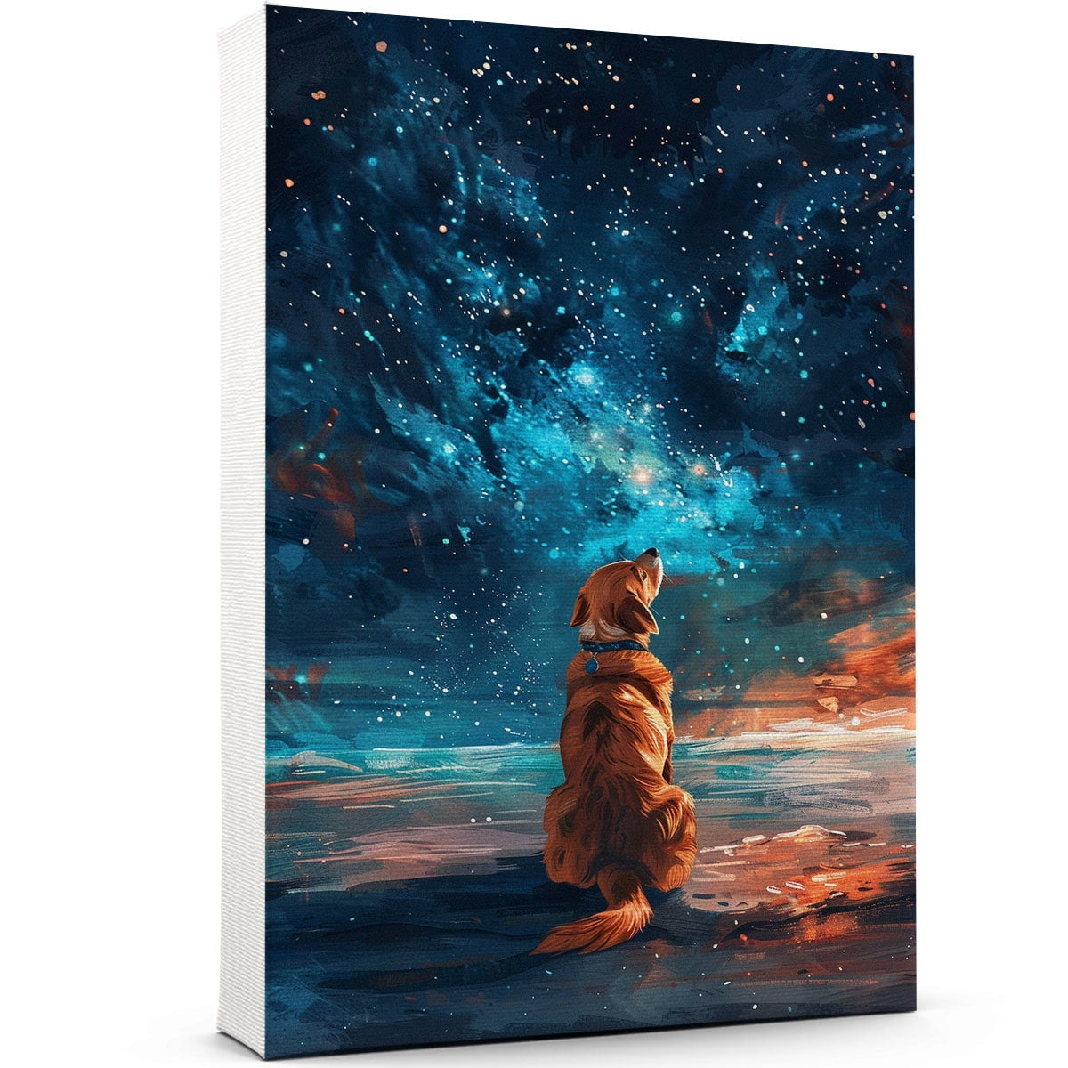 Clumber Spaniel Dog Art Print Poster, Wall art Canvas Painting Decor ...
