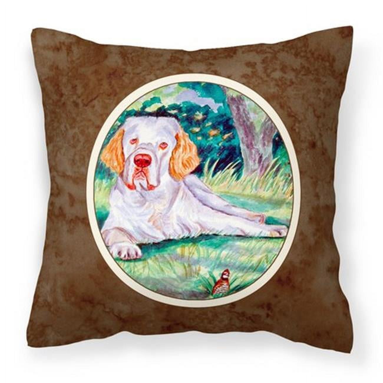 Clumber Spaniel Fabric Decorative Pillow - Walmart.com