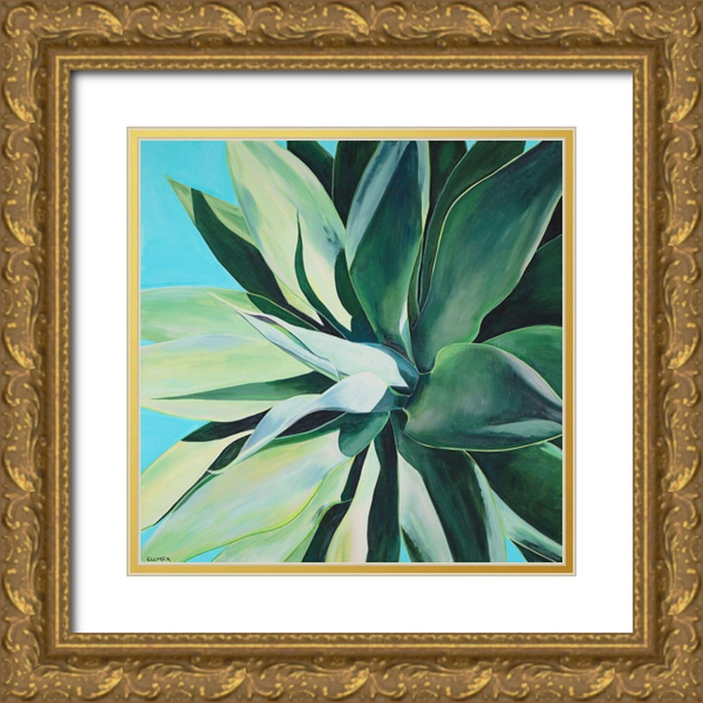 Clumeck, Alana 12x12 Gold Ornate Wood Framed with Double Matting Museum ...