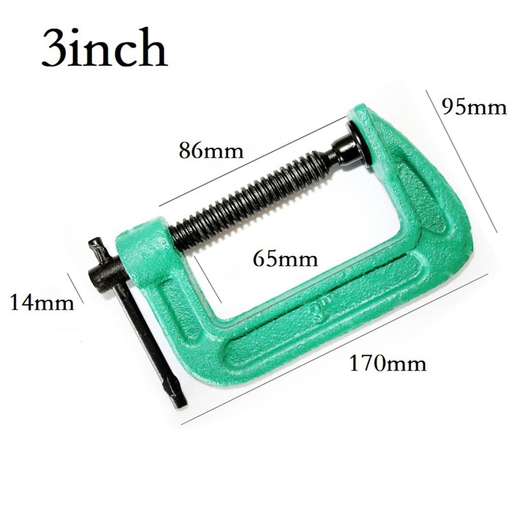 Clupup 1/2/3/4/5/6/8/10 Inch G Type Woodworking Clamp Heavy Duty Wood ...