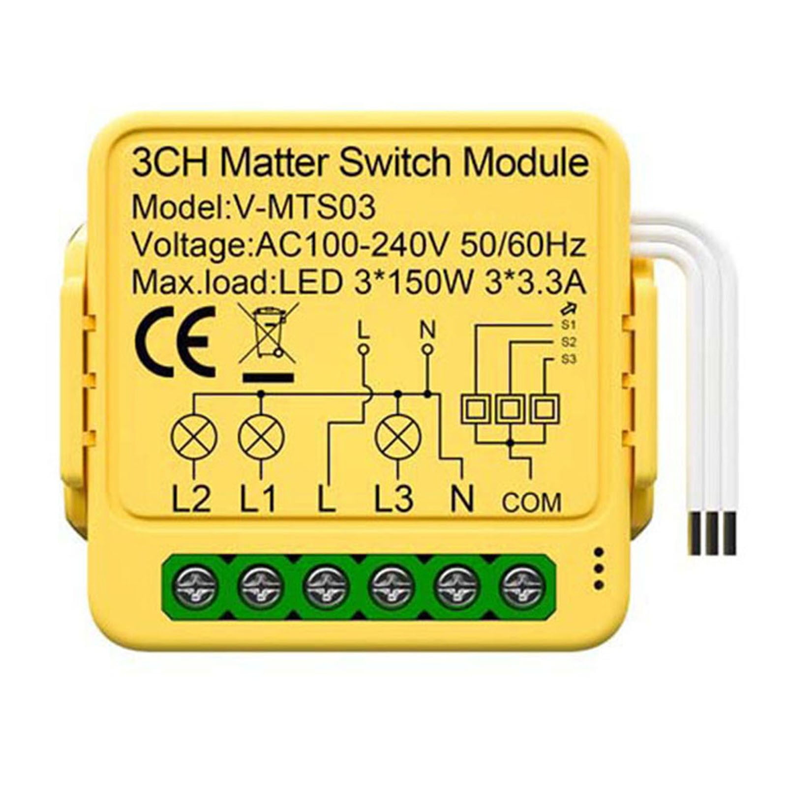 Clupup 1/2/3 Gang WiFi Smart Switch Module Smart Home Automation Relay ...
