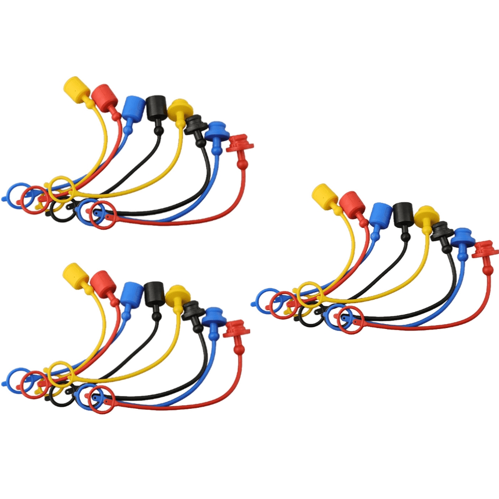 Clupup 12 Pairs Hydraulic Quick Coupler Male Dust Cap and Female Cover ...