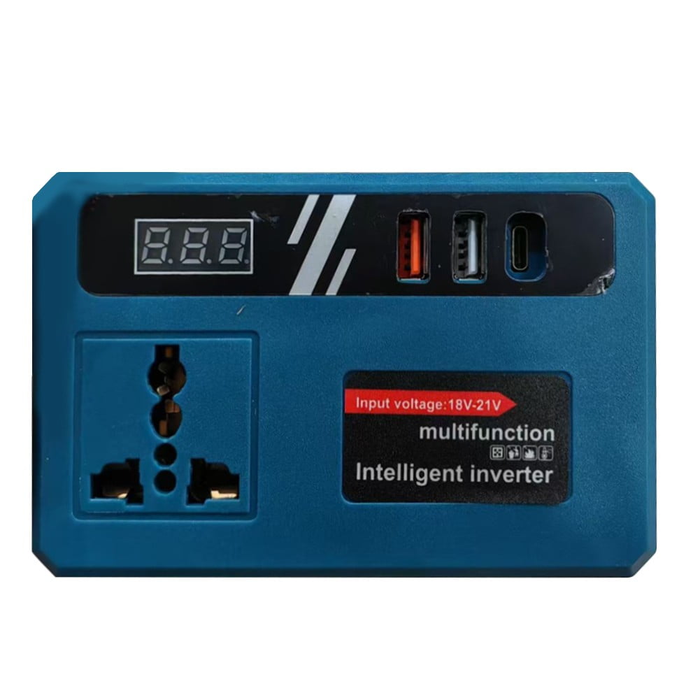 Clupup 120W Lithium Battery Inverter DC18V/21V To 220V AC Converter ...