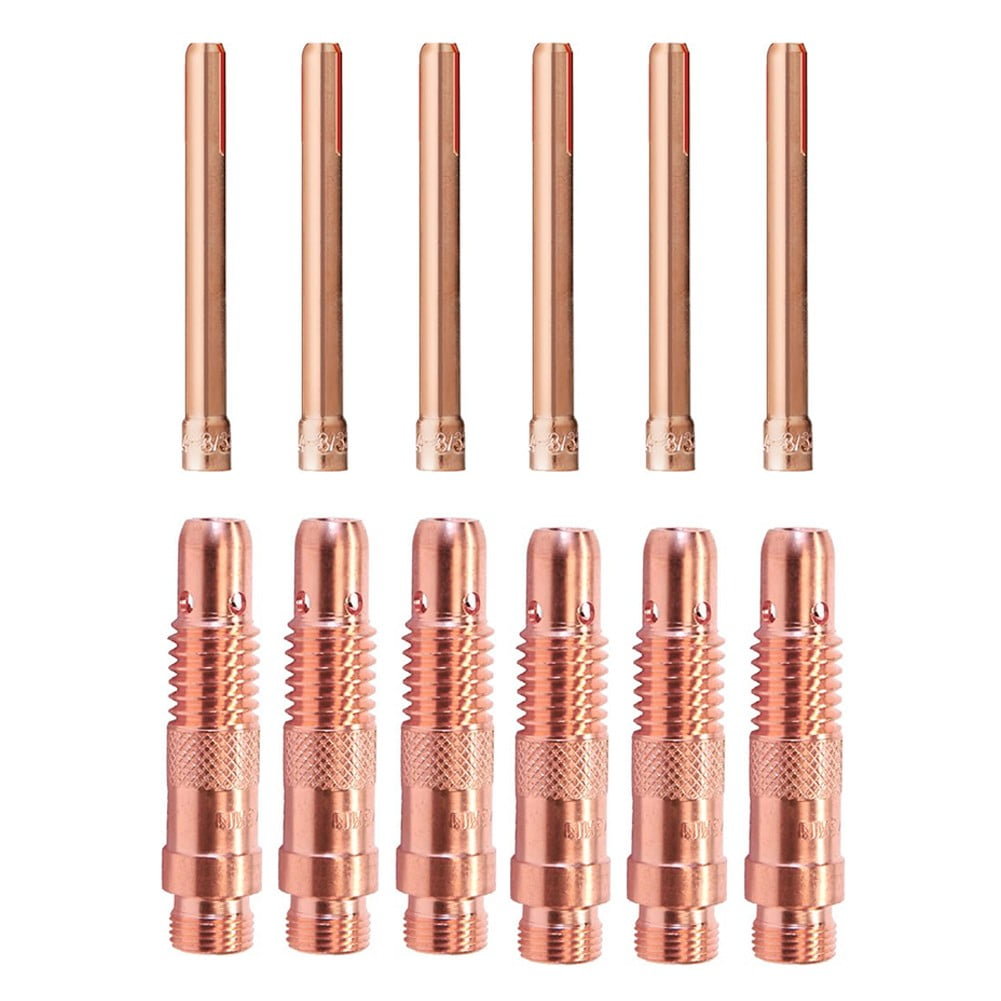Clupup 12PCS for TIG Collet Bodies for WP 17 18 26 Welding Torch, for ...