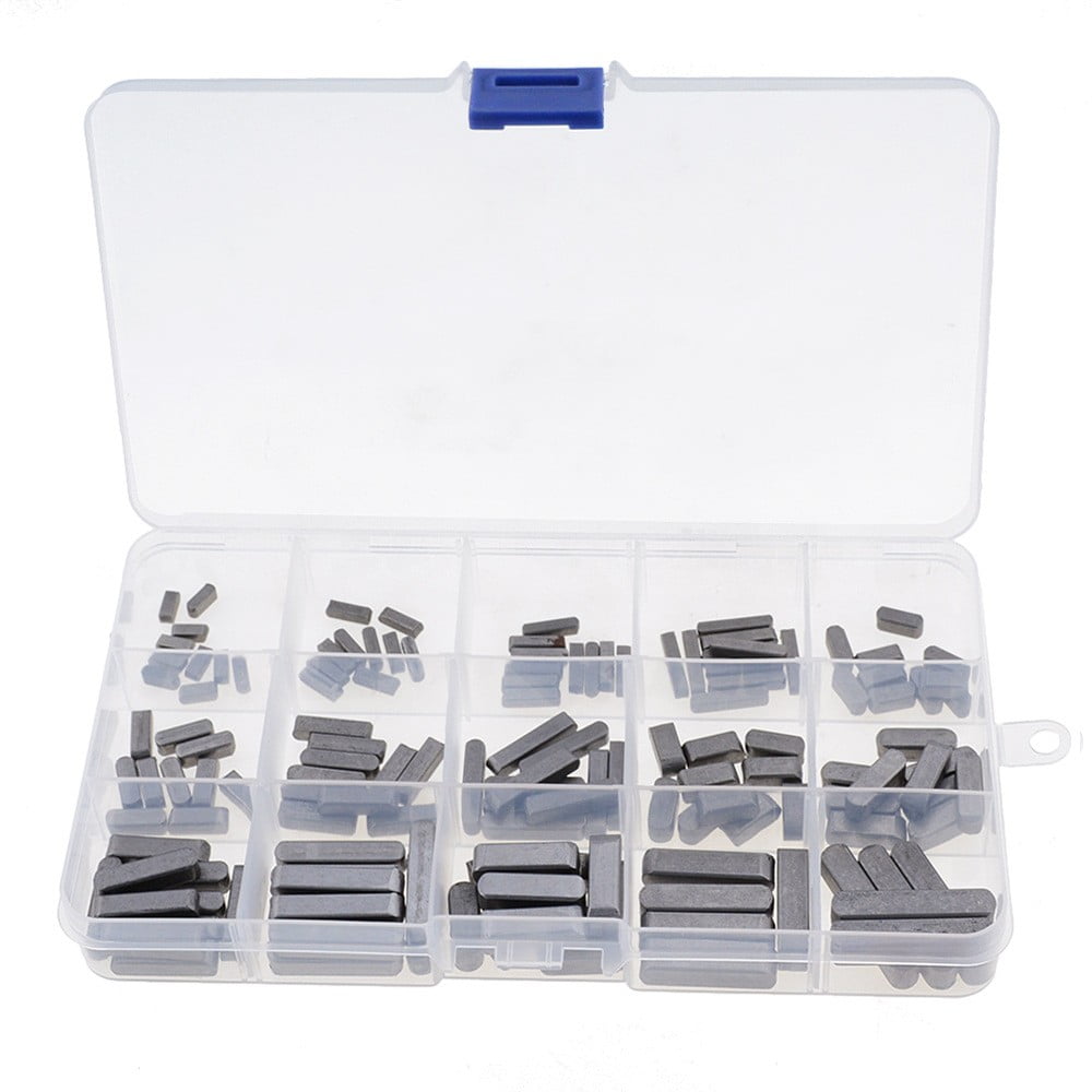 Clupup 175 Pcs Carbon Steel Feather Key Kit for Efficient Equipment ...