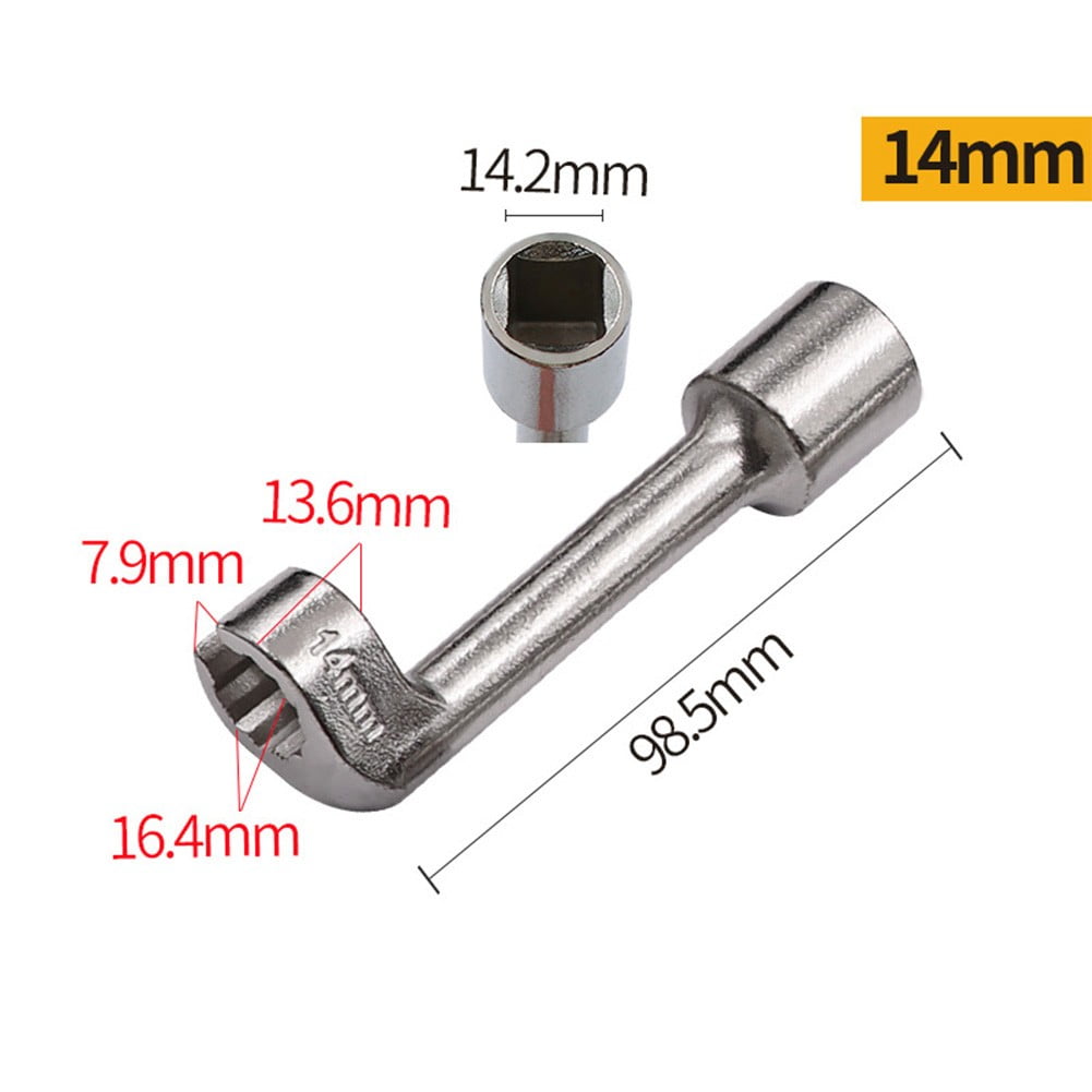 Clupup 1pc Automotive 1/2 Drive Diesel Fuel Line Socket Set 12 14 16 17 ...