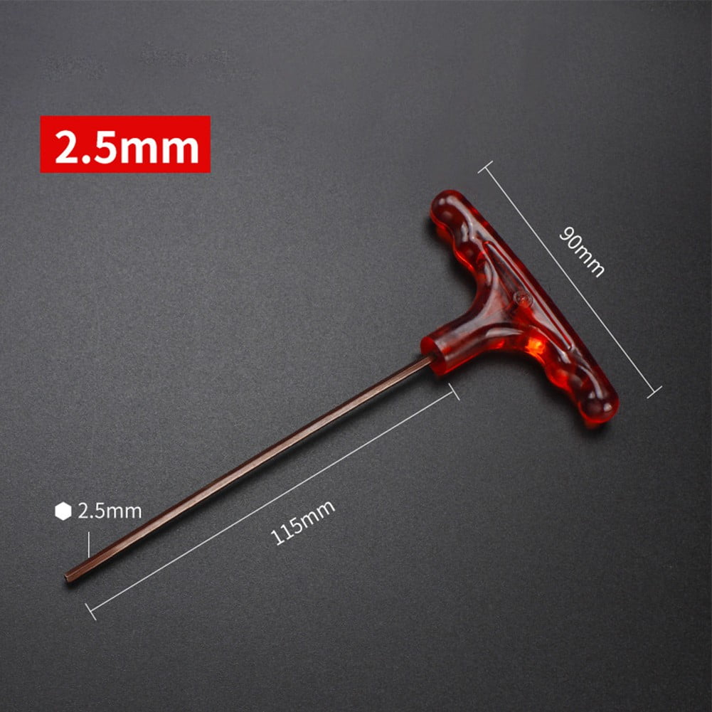Clupup 1pc T-Type Inner Hex Wrench 2-10mm Hex Socket Wrench Extra Long ...