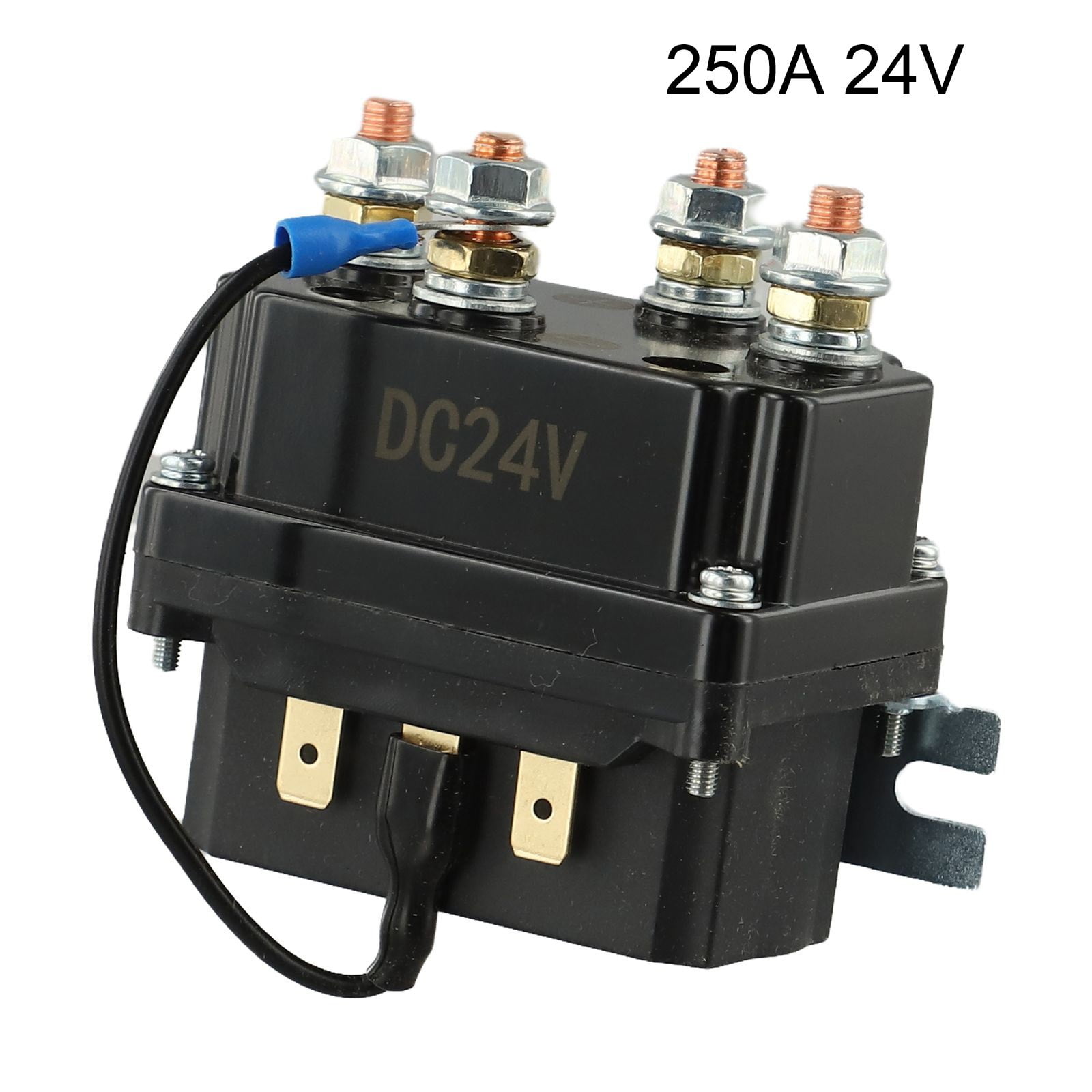 Clupup 1pcs 24V 250A Winch Solenoid Relay Winch Magnetic Contactor ...