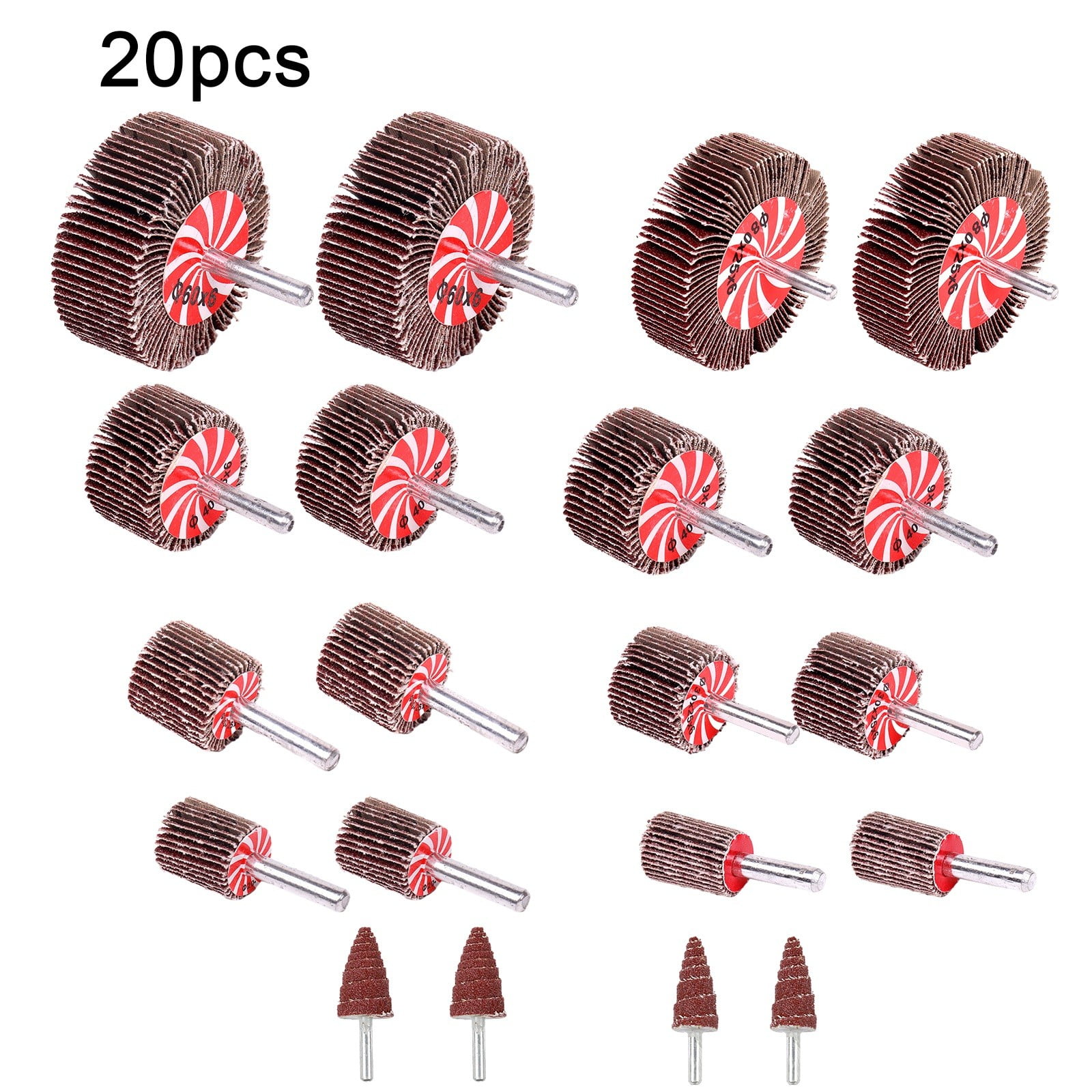 Clupup 20 Piece Fan Grinder Set Grain 80 Lamellar Grinder Grinding ...