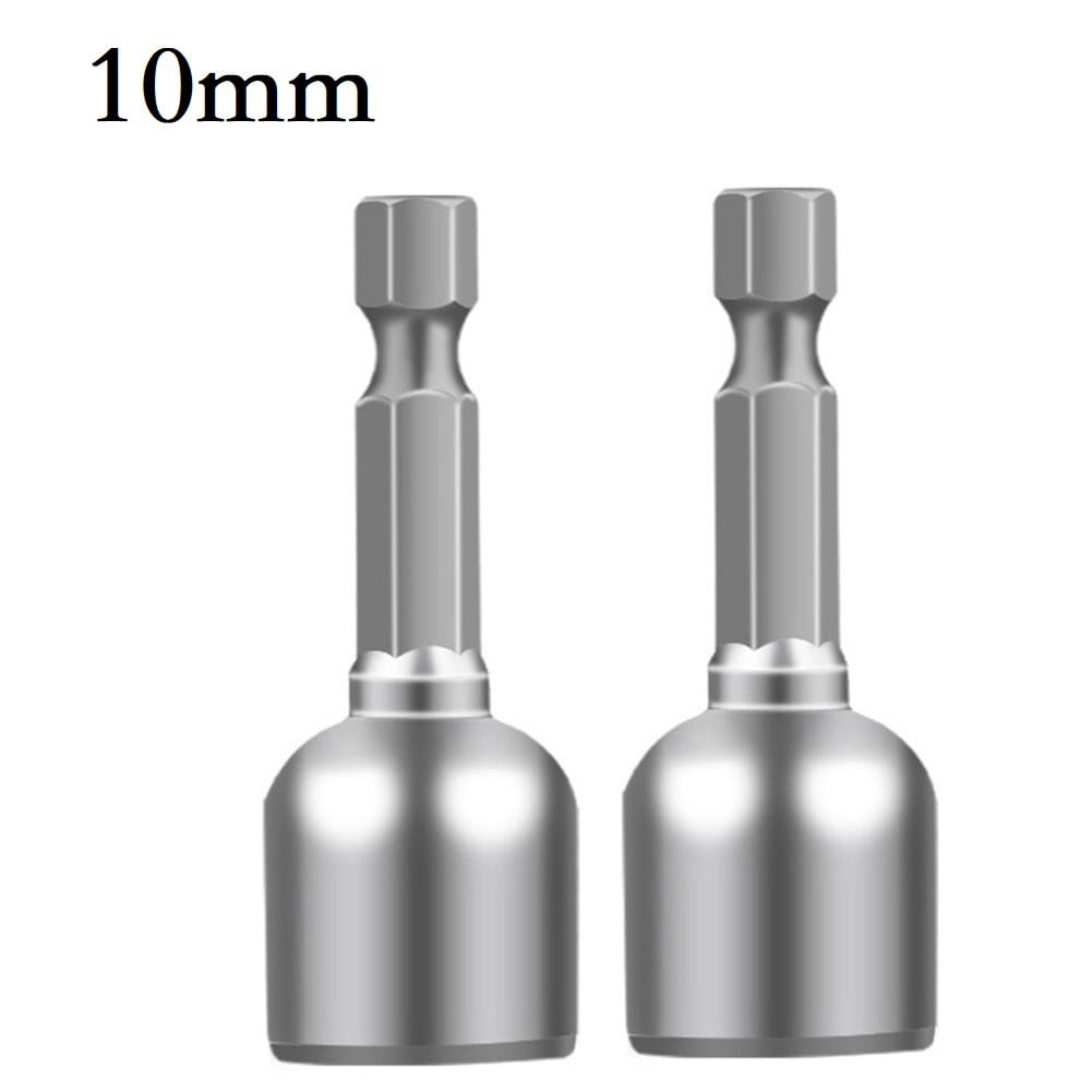 Clupup 2pcs Magnetic Nut Screwdriver Socket Adapter 1/4inch Quick ...