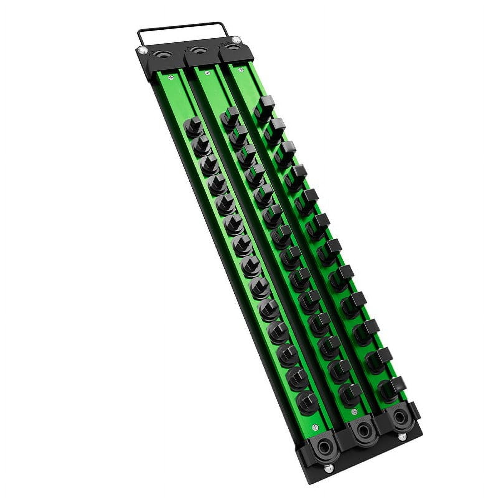 Clupup 360° Swivel Magnetic Socket Organizer 1/4 3/8 1/2Inch Socket ...