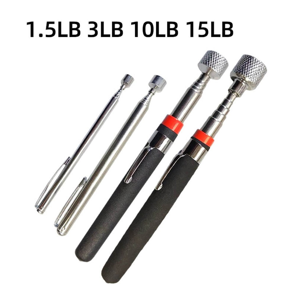 Clupup 4Pcs Magnetic Pick Up Tool Telescopic Magnet Stick 1.5LB 3LB ...