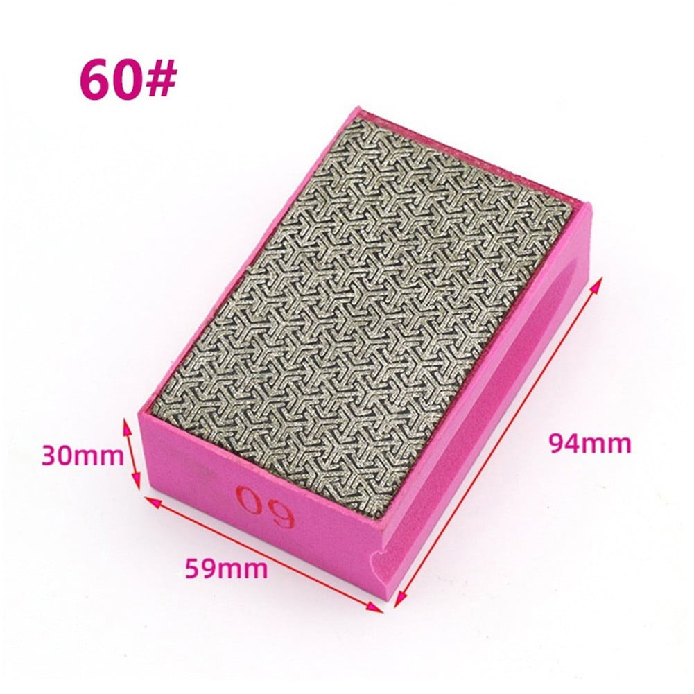 Clupup 90x55mm Diamond Polishing Hand Pad Block For Stone Polishing ...