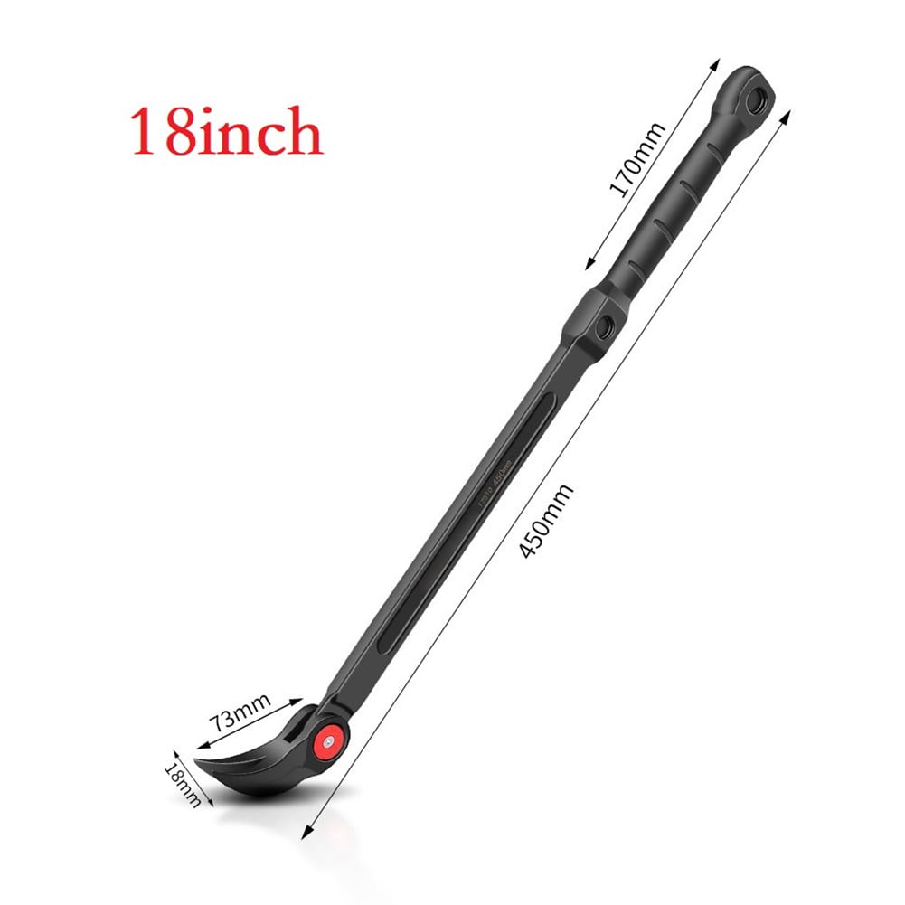 Clupup Adjustable Pry Bar Adjustable Angles Indexing Pry Bar 14in ...
