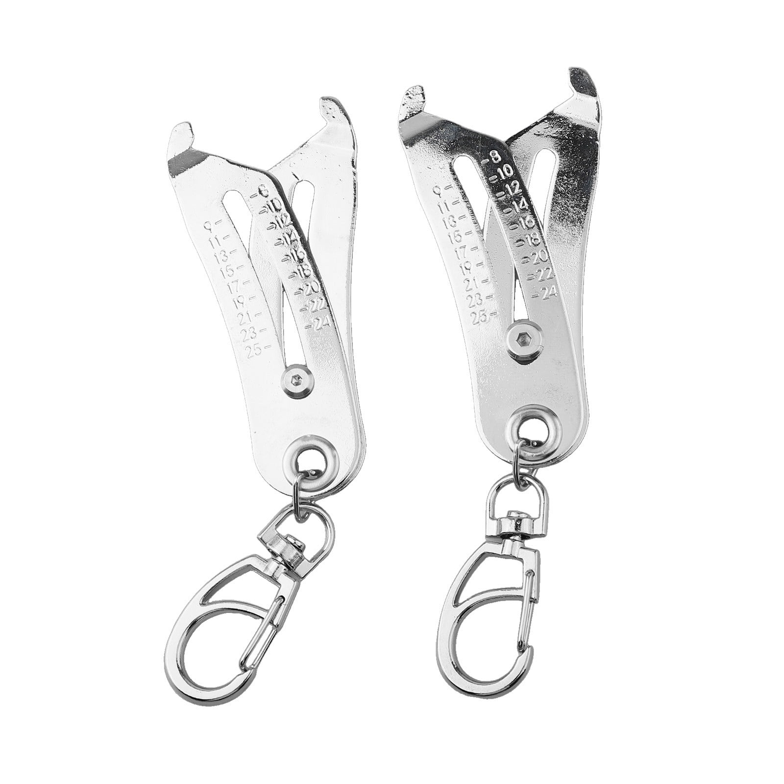 Clupup Simple Yet Effective 2PC Nut and Bolt Sizing Tools with Clear ...