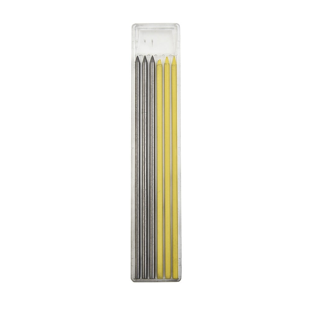 Clupup Solid Carpenter Pencil Set With Built-in Sharpener Deep Hole ...