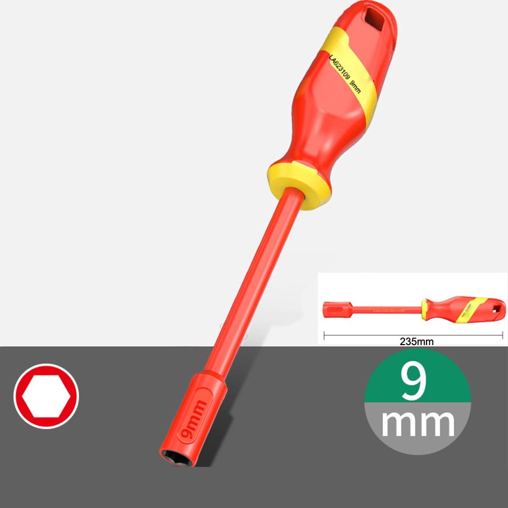 Clupup VDE Insulated Socket Wrench - 1000V High Voltage Safety Tool for ...