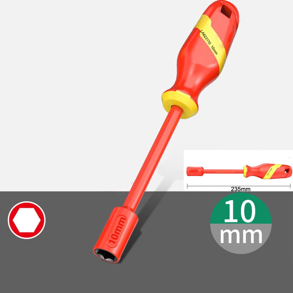 Clupup VDE Insulated Socket Wrench - 1000V High Voltage Safety Tool for ...
